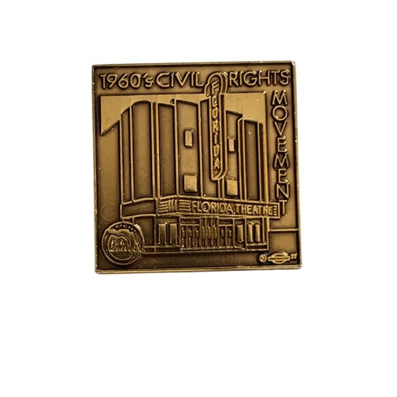 Jewelry | Florida Theatre Lapel Pin 196s Civil Rights Movement Vintage ...